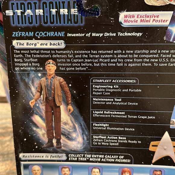 Toys | Star Trek Zefram Cochrane First Contact Action Figure | Poshmark